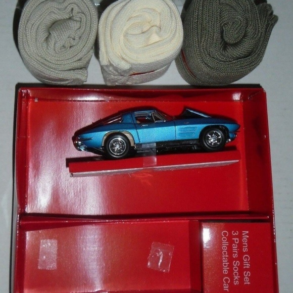 Underwear & Socks | Vintage 3 Pc Socks 1 Corvette Sting Ray Gift Set ...
